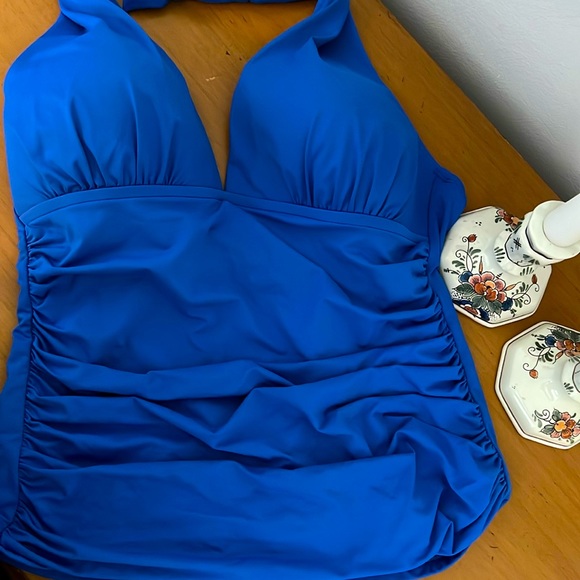 Swim | La Blanca Royal Blue Tankini Top | Poshmark